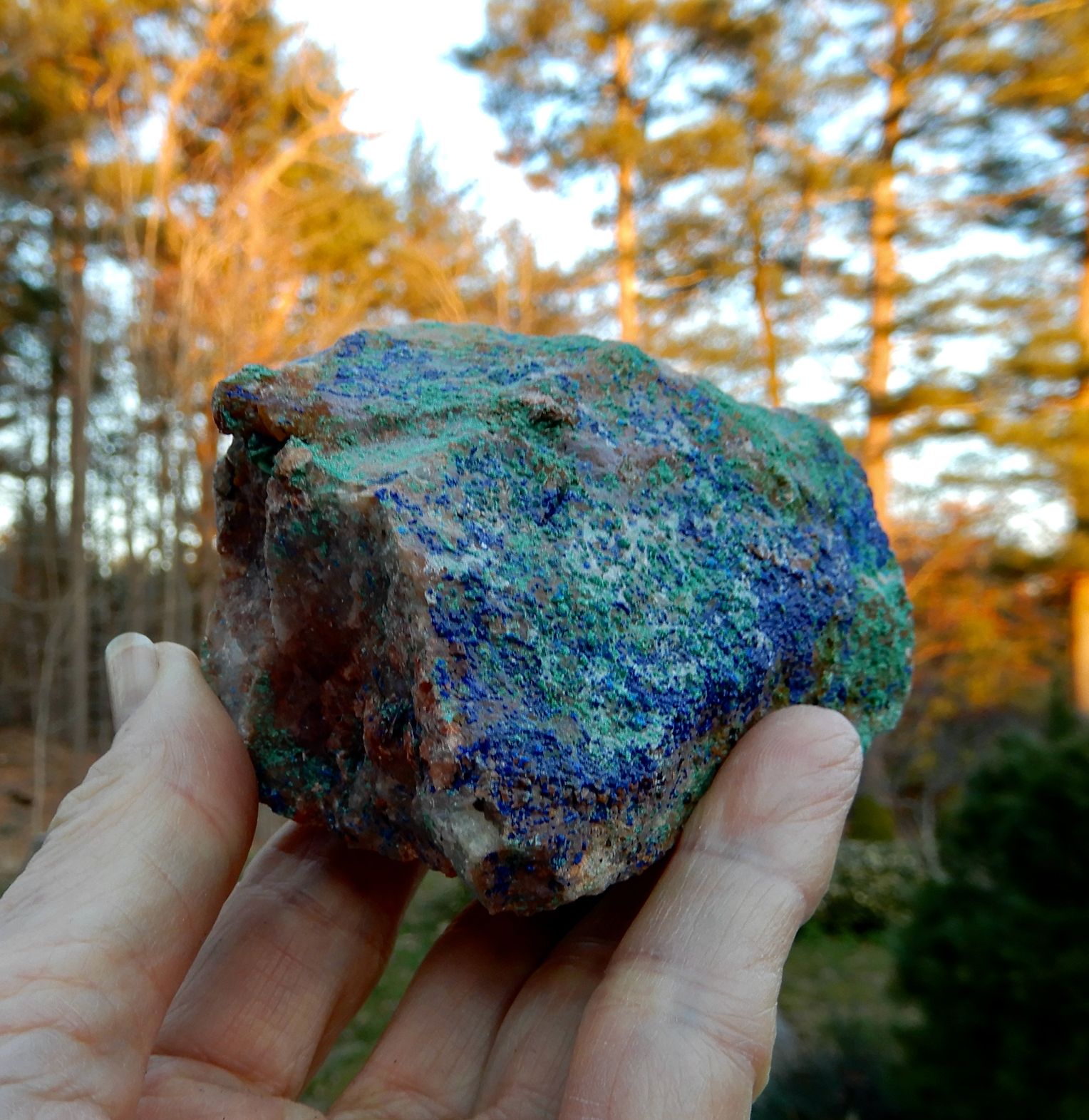Azurite Malachite Raw Cluster - MOON SOUL MAGIC