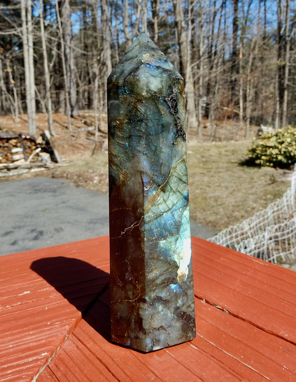 Labradorite Tall Generator Tower - MOON SOUL MAGIC