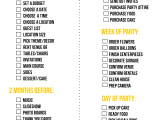 Graduation Party Printable Checklist Mooshu Jenne