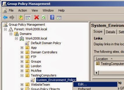 Add Environment Variable via Group Policy - MorganTechSpace