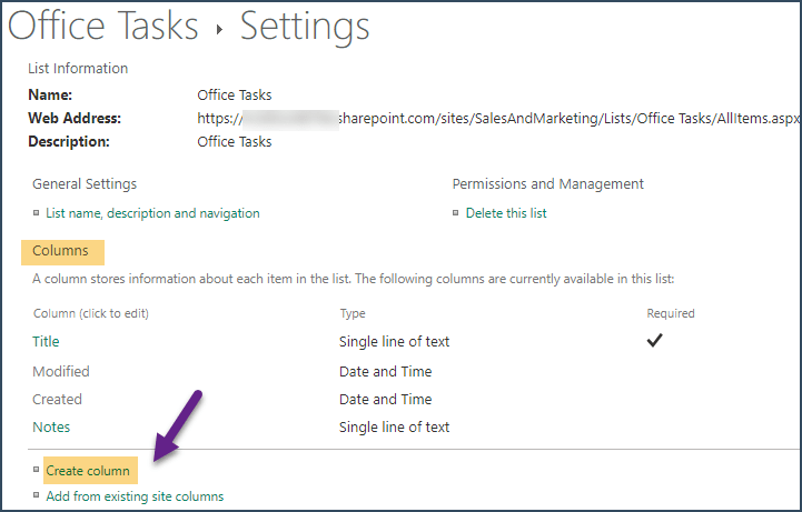 How to create and use Managed Metadata column in SharePoint Online