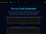 Morse Code Generator