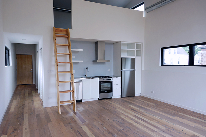 Modern Logan Square Loft Apartment | moss Design