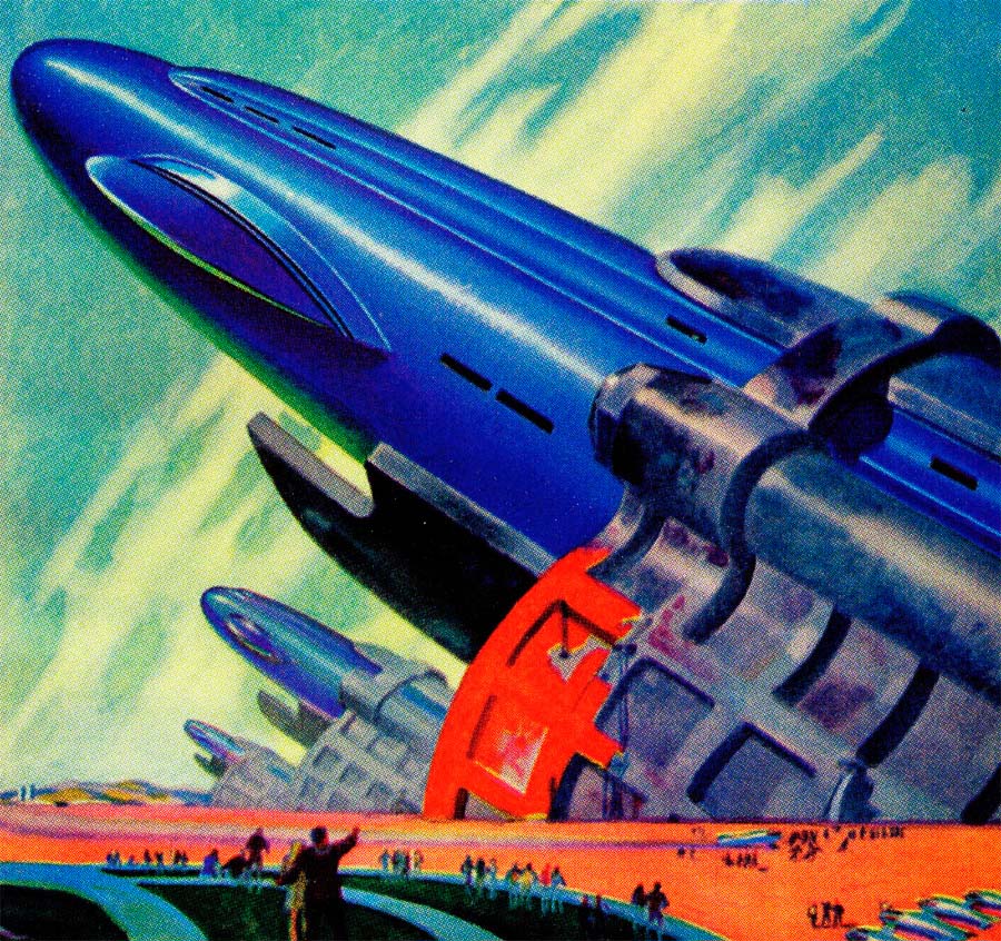 1950s Us Spacecraft Concept Artwork