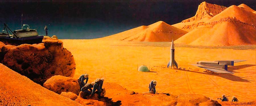 A Vision of Space from the 50s. | Moss and Fog