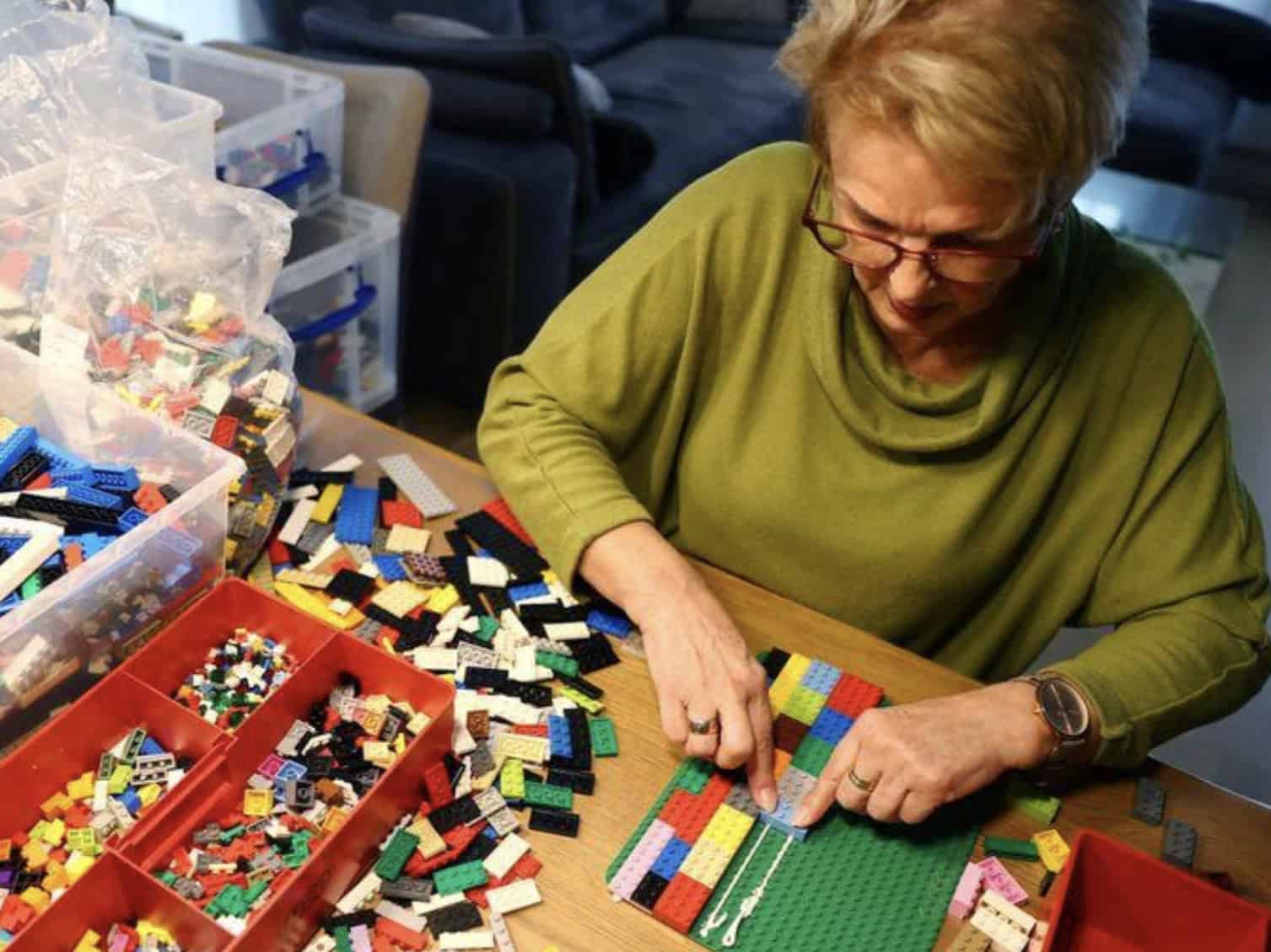 "Lego Grandma" Creates Wheelchair Ramps in Her Hometown Made Entirely ...