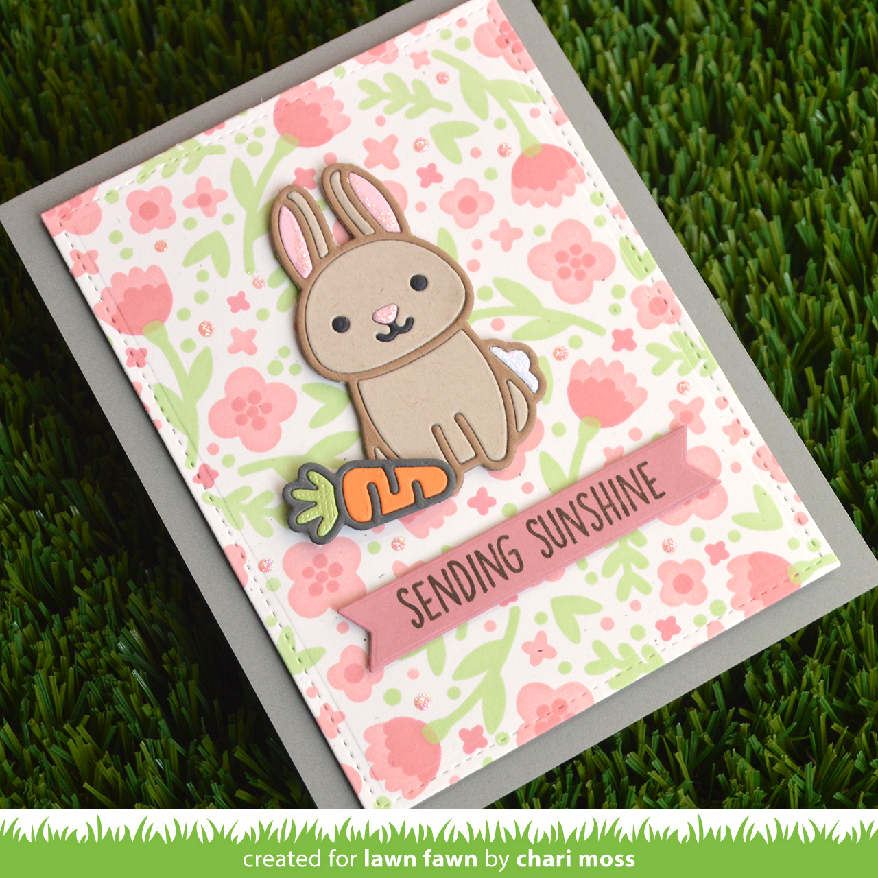Lawn Fawn Spring Release: Spring Blossoms Background Stencils - MossyMade