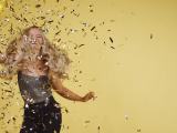 Dancing In Gold Confetti Stock Video Motion Array
