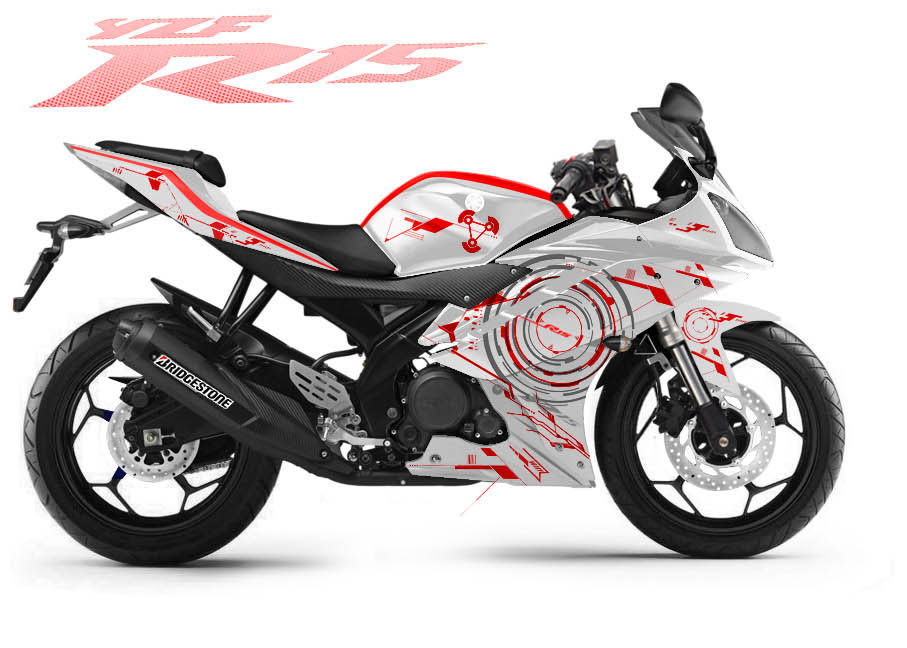 modifikasi motor terbaru r15 white super hitech