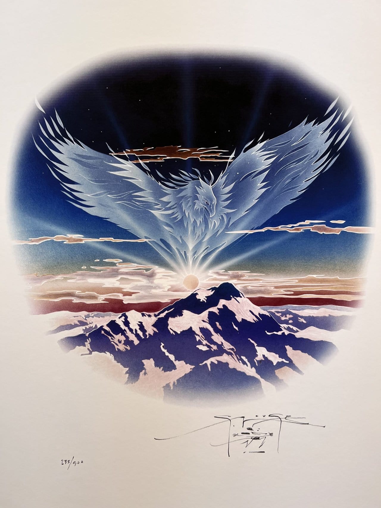 ICE EAGLE- Giclee Print - Mouse Studios