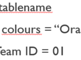 Sql A Level Comp Sci Mrgoff