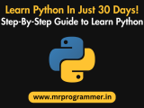 How To Learn Python In 30 Days Learn Master Python Programming In