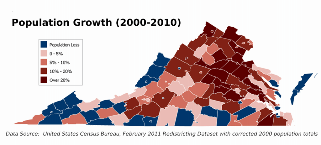 Population growth in Virginia outpaced the nation — Mr Williamsburg