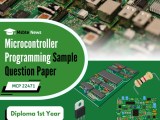 Microcontroller Programming Sample Question Paper Pdf