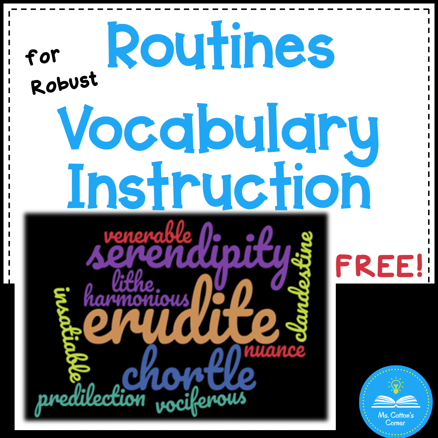 Words, Words, Wonderful Words! - Ms. Cotton's Corner - education resources