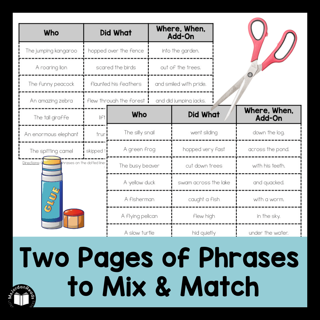 Scoop + Phrase | Fluency Phrasing Activity - MsJordanReads