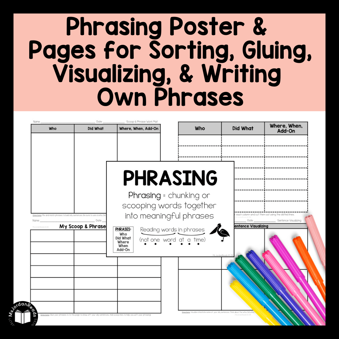 Scoop + Phrase | Fluency Phrasing Activity - MsJordanReads