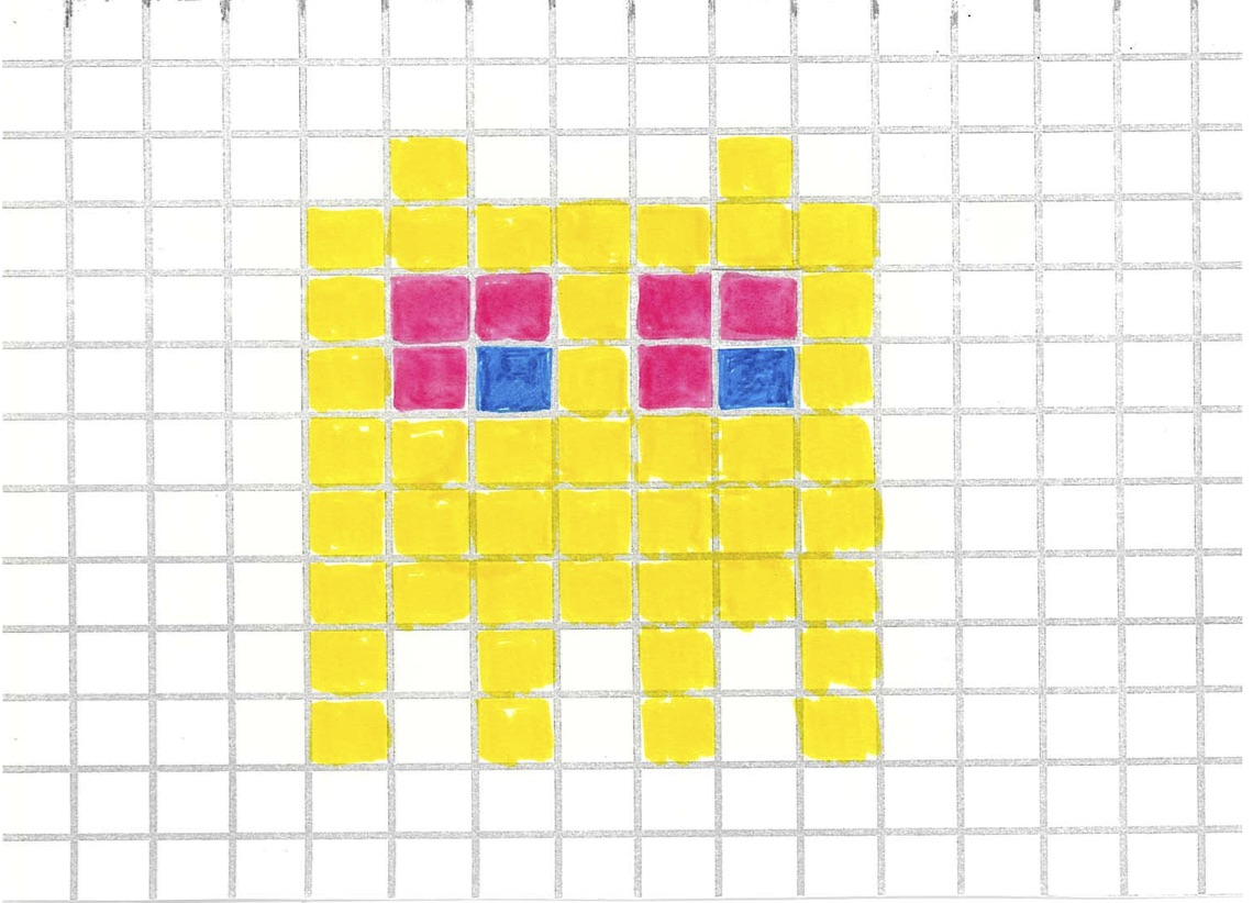 Space Invader Pixel Art – Ms. Kit Lang