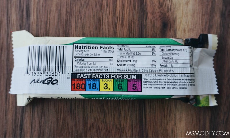 NuGo Protein Bars | MsModify