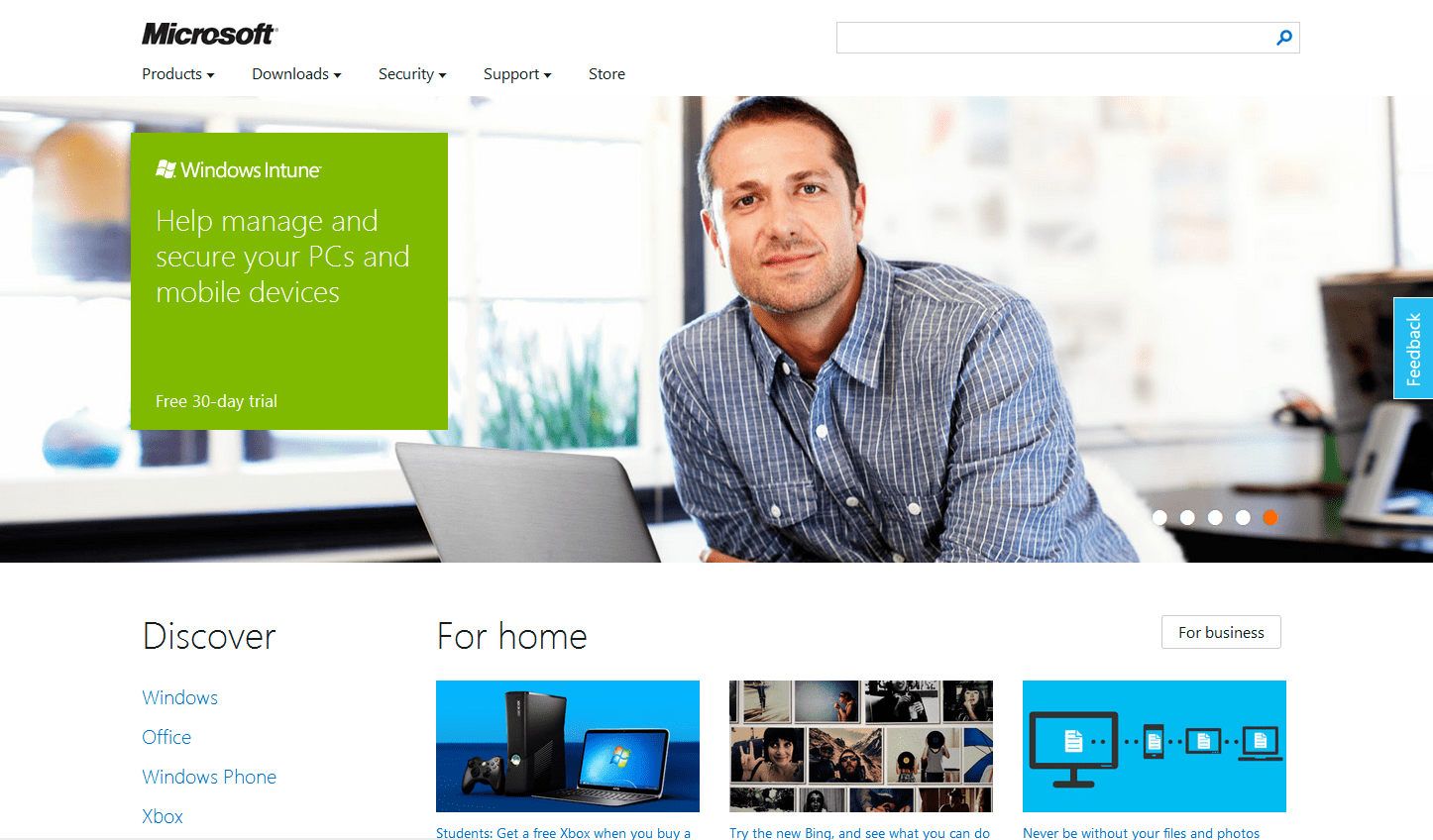 Microsoft тестирует новый дизайн домашней страницы - MSoffice-Prowork.com