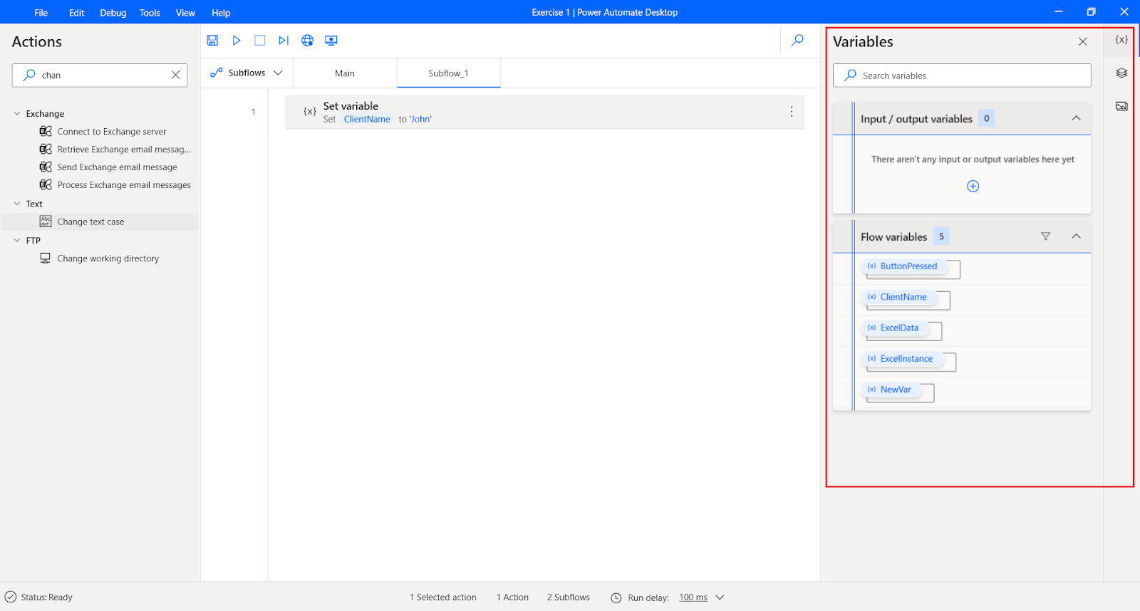 What Are Variables Microsoft Power Automate Desktop