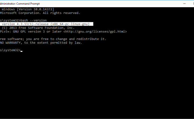 How To Install Bash Shell On Windows 10 Otosection how-to-install-bash-shell-on-windows-10-otosection