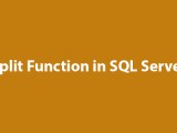 Split Function In Sql Server Mssql Query
