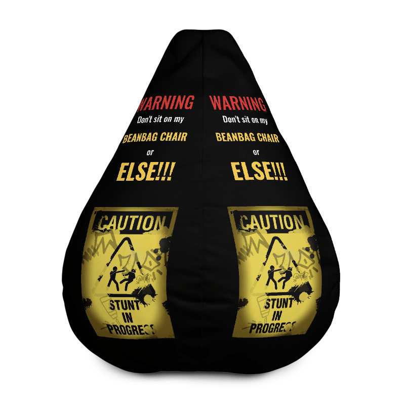 Bean Bag Cover - MTC Caution Signs