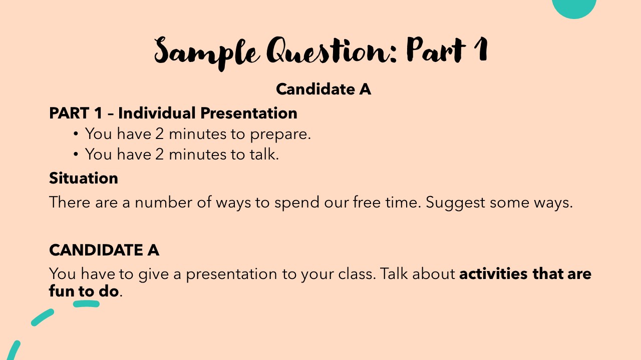 MUET Speaking Test Format - Muet Tutorial