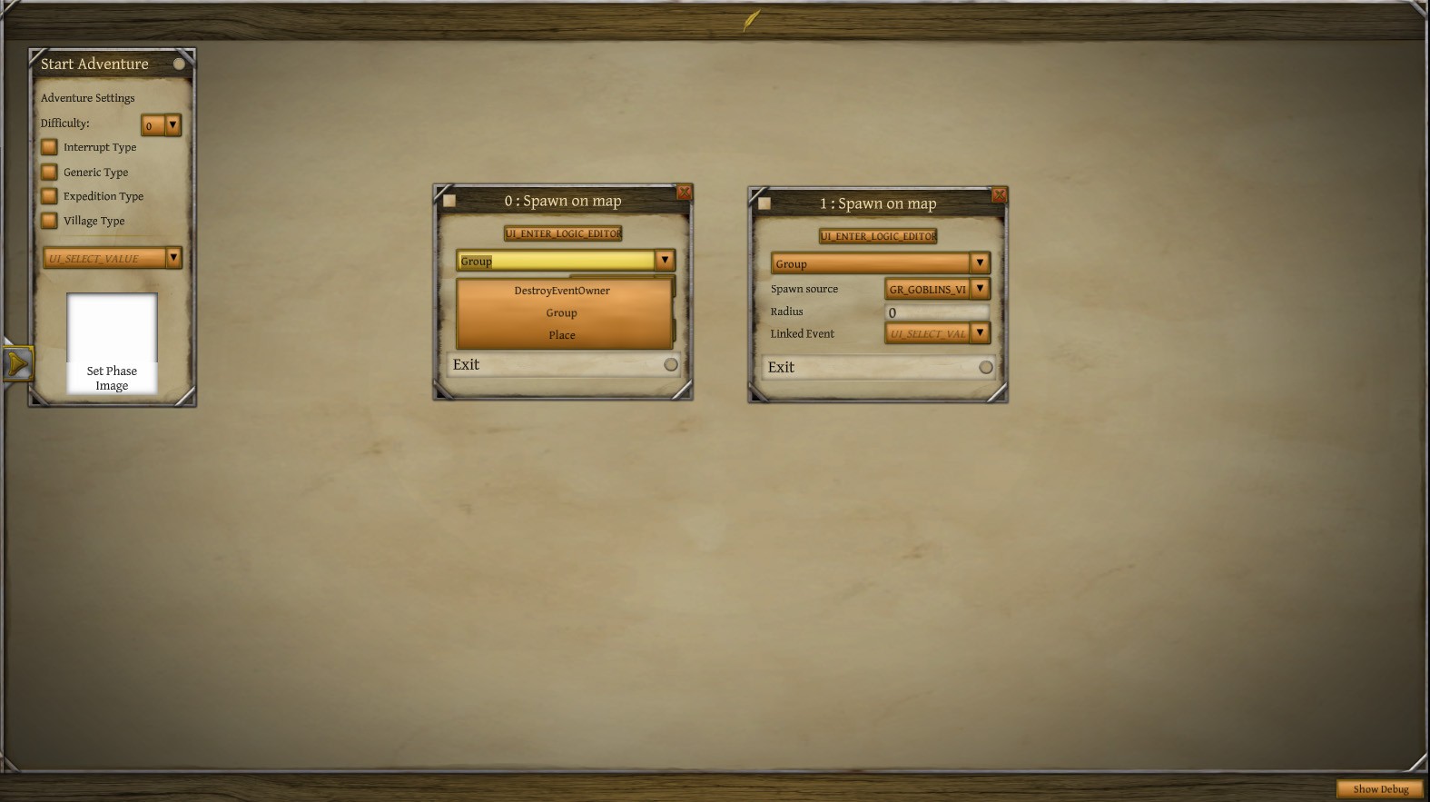 Events Editor – Help – MuHa Games