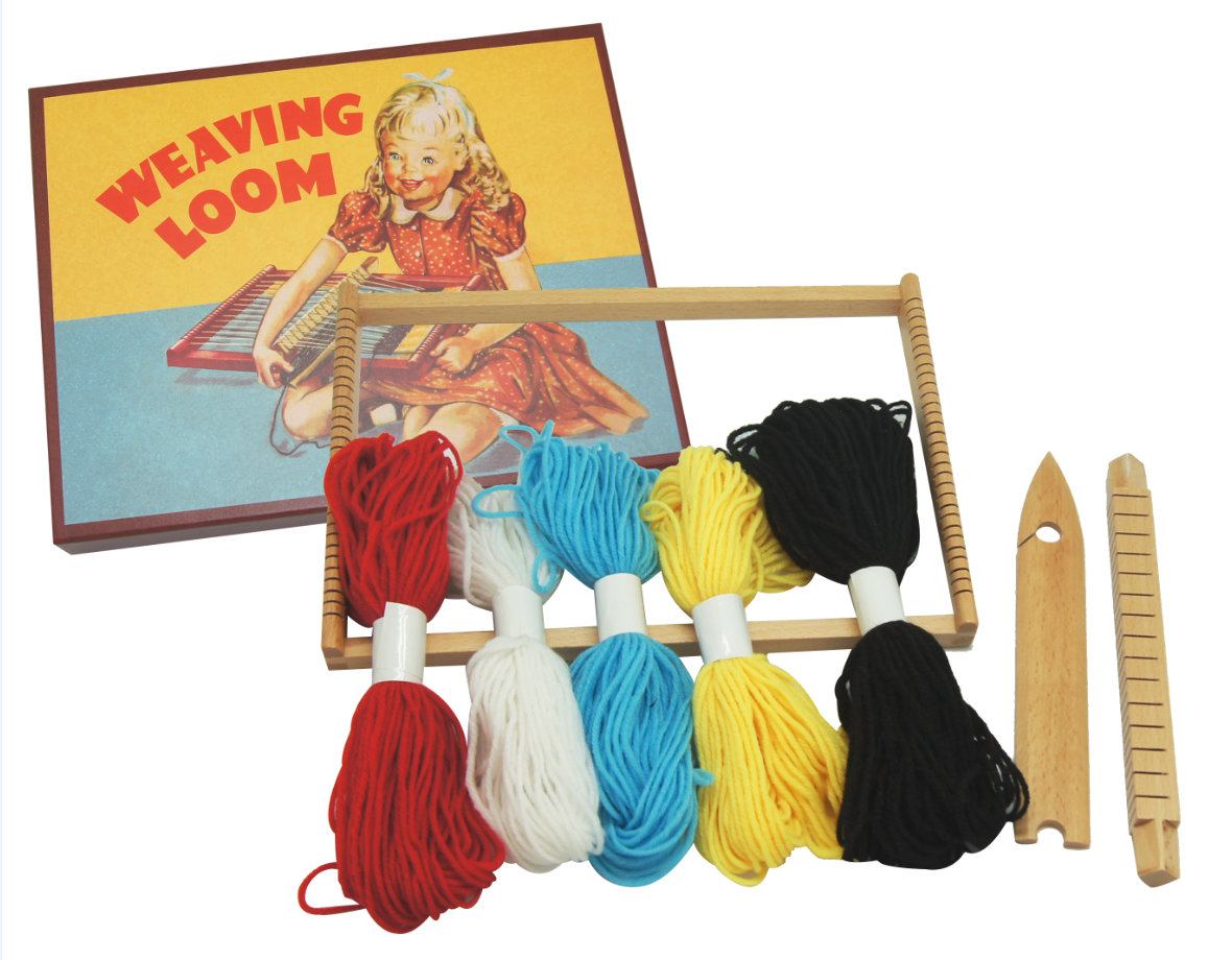 Retro Weaving Loom Set for Kids | Multi Toys