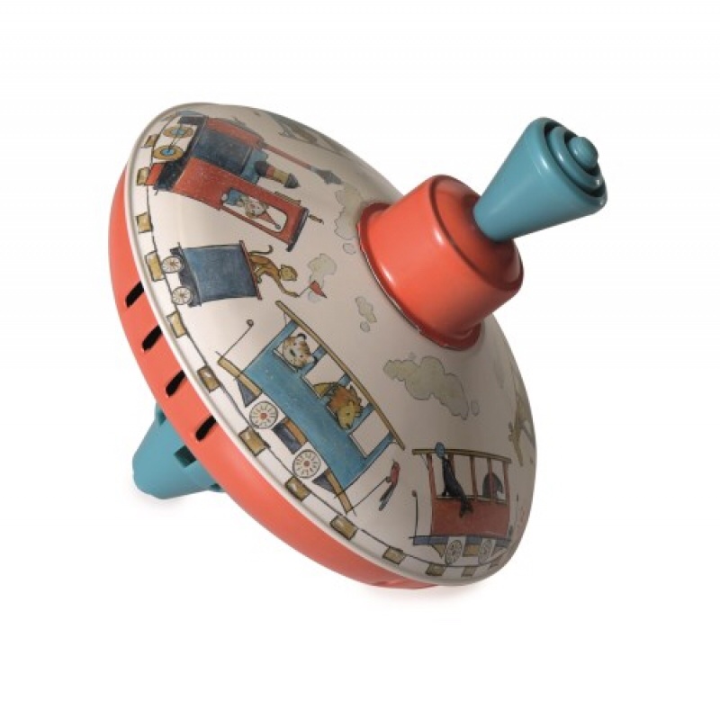 Train Humming Spinning Top Medium 12.5cm | Multi Toys