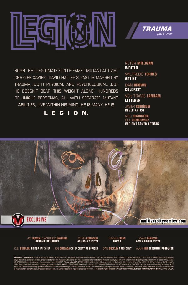 Exclusive Preview: “Legion” #1 – Multiversity Comics