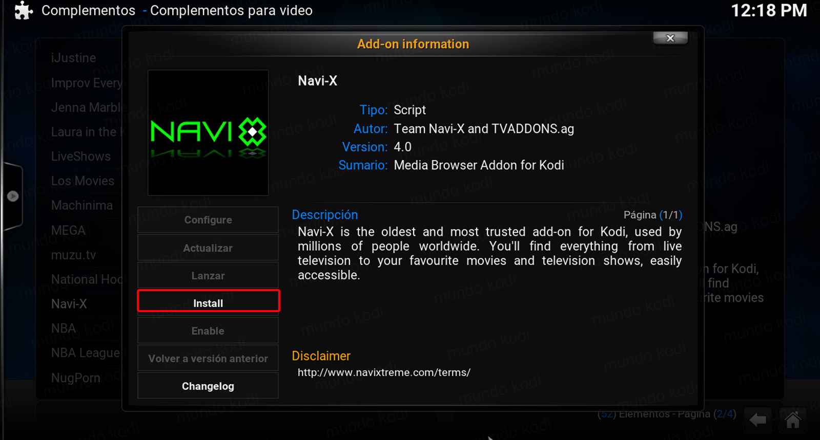 Download Navi X For Kodi :: Download software for MAC