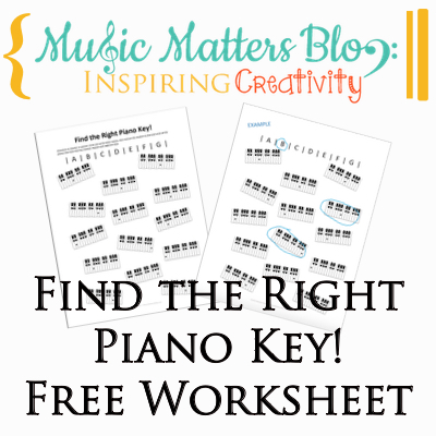 New Free Piano Worksheet - Music Matters Blog