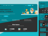 Responsive E Learning Landing Page Html Css Js