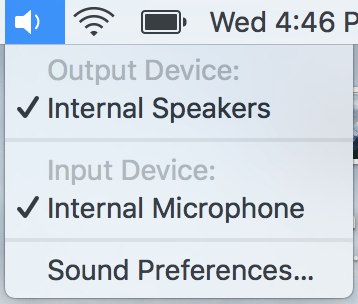 Mac: Change Audio Output and Input Devices with One Click | MutePC