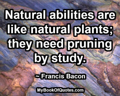 Pruning By Study - MyBookOfQuotes.com