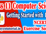 Class 11 Computer Science Ch 8 Strings In Python Ncert Book Exercise
