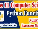 Class 11 Computer Science Ch 9 Lists In Python Ncert Book Exercise