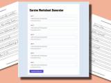 Cursive Word Worksheet Generator Generate A Rainbow Words Worksheet