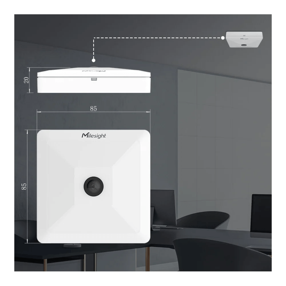 Milesight VS121 AI Workplace Occupancy Sensor - Myduino