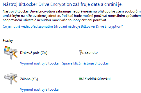 BitLocker – snadné šifrování disků ve Windows Vista | Prostor Honzy Nováka