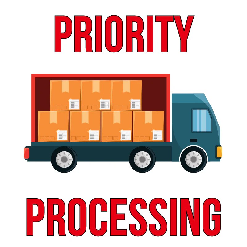 Priority Processing My Giving Store