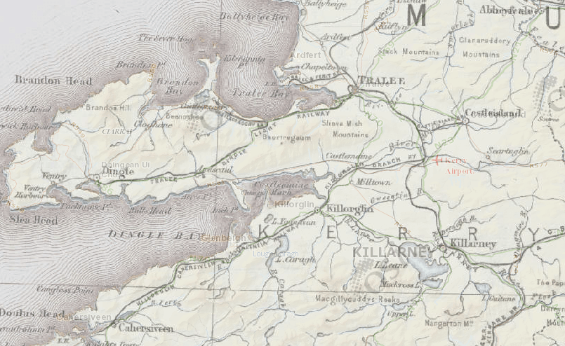 Maps of Co. Kerry 1834 & 1893 - www.mykerryancestors.com