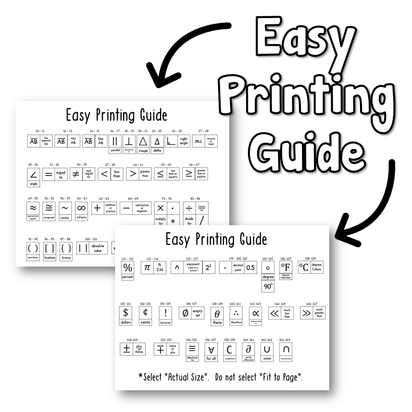 My Math Resources - Math Symbols Mosaic Poster