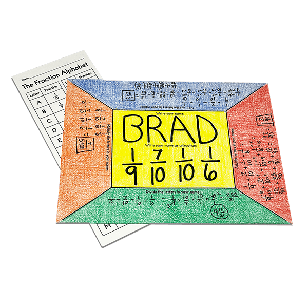 My Math Resources - Fun Middle School Math Printables