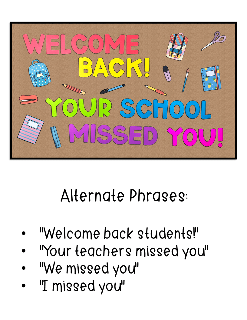 My Math Resources - Back to School 2021 Bulletin Board Design ...