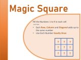 Magic Square Learn How To Solve Magic Square