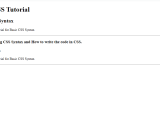Css Basic Syntax Web Development Tutorials My Mix India